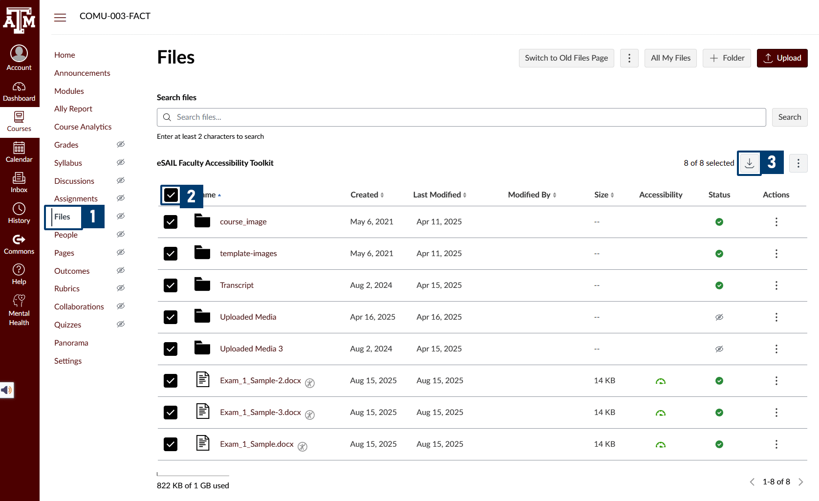 How to Declutter Your Canvas Course - eSAIL